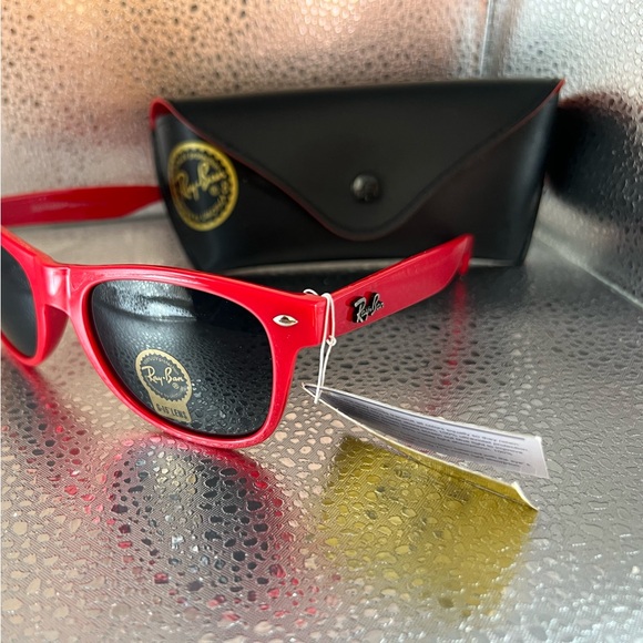 Ray-Ban | Accessories | Rayban Sunglasses Red Frames | Poshmark
